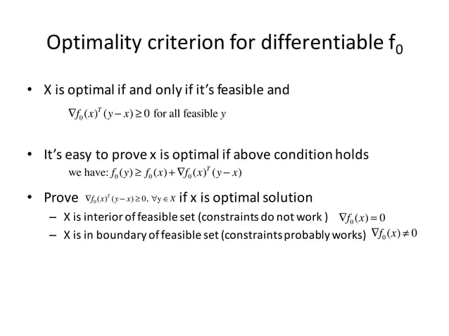 Convex Optimization Methods Ppt