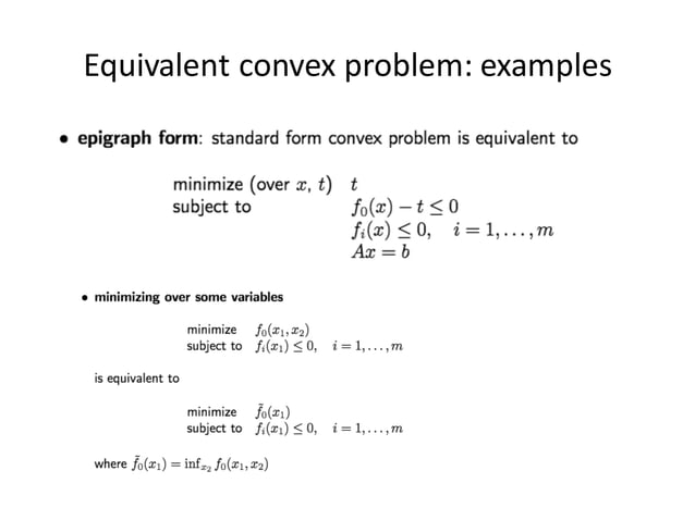 Convex optimization methods | PDF | Physics | Science