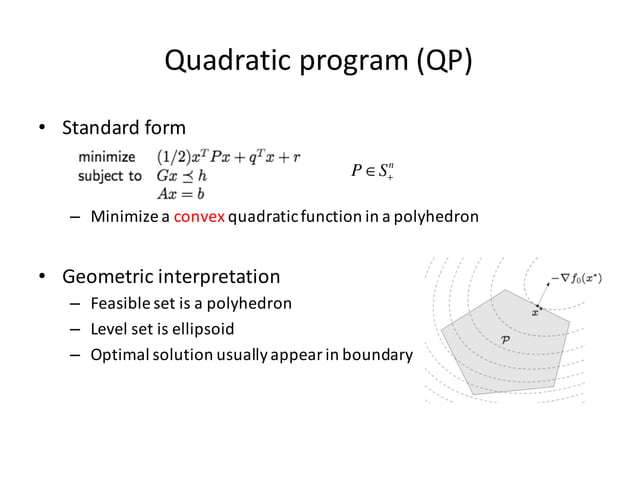 Convex optimization methods | PDF | Physics | Science