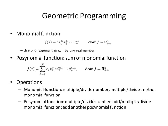 Convex optimization methods | PDF | Physics | Science