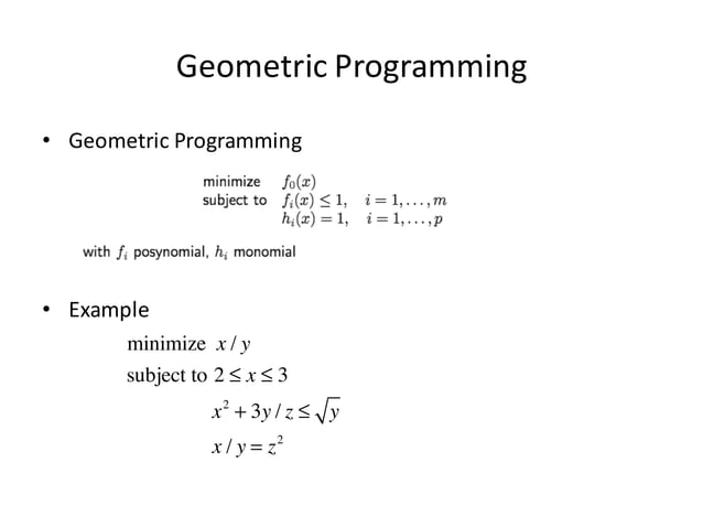 Convex optimization methods | PDF | Physics | Science