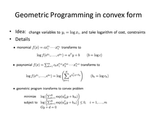 Convex optimization methods | PPT