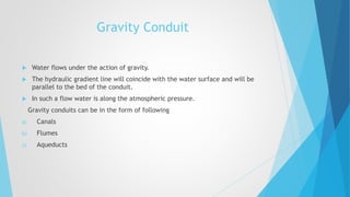 Conveyance of water and plumbing services | PPTX