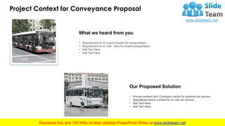 Conveyance Proposal PowerPoint Presentation Slides | PDF | Business | Business and Finance
