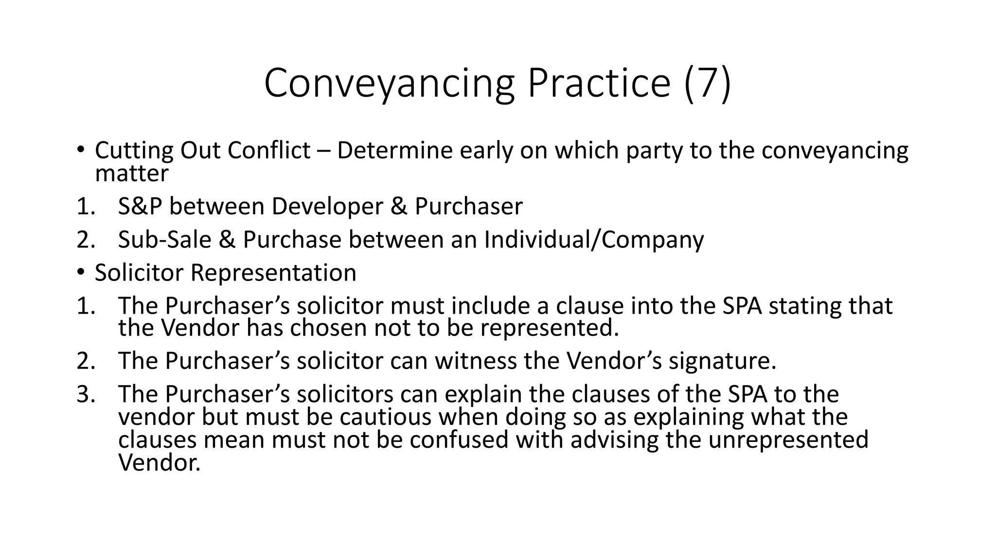 Conveyancing Law & Practice in Malaysia | PDF