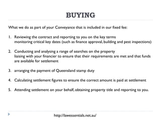 Conveyancing - Law Essentials | PDF