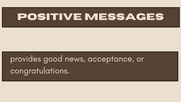 Conveying Positive and Negative Messages.pptx | Free Download