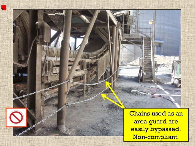 Conveyor Belt Guarding as Metal and Nonmetal Mines