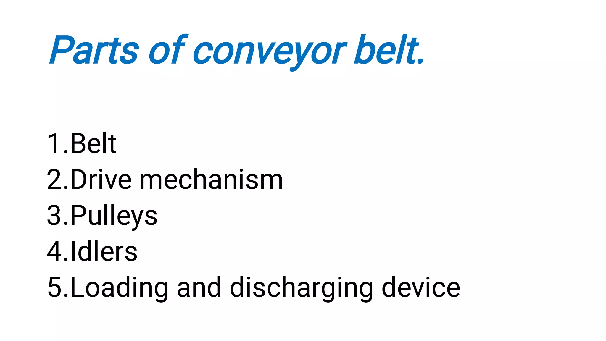 conveyor belt Presentation.pdf