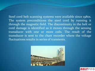 Conveyor belt scanning | PPTX