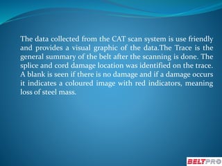 Conveyor belt scanning | PPTX