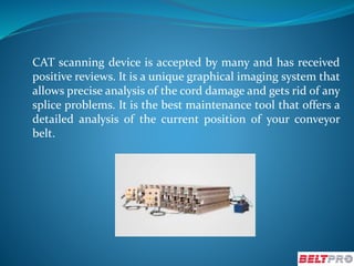 Conveyor belt scanning | PPTX