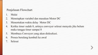 PERANCANGAN PUTAR BALIK MOTOR DC CONVEYOR MENGGUNAKAN MIKROKONTROLLER ...