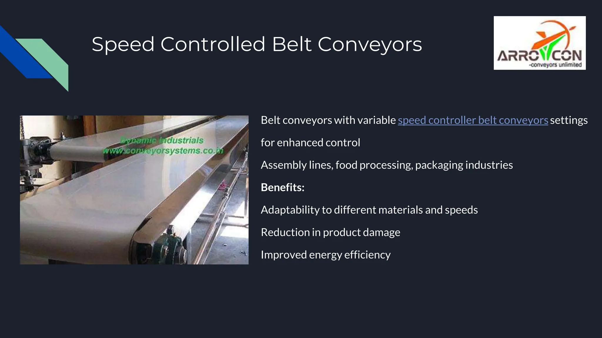 Advanced Conveyor Solutions: Enhancing Efficiency Across Industries | PPTX