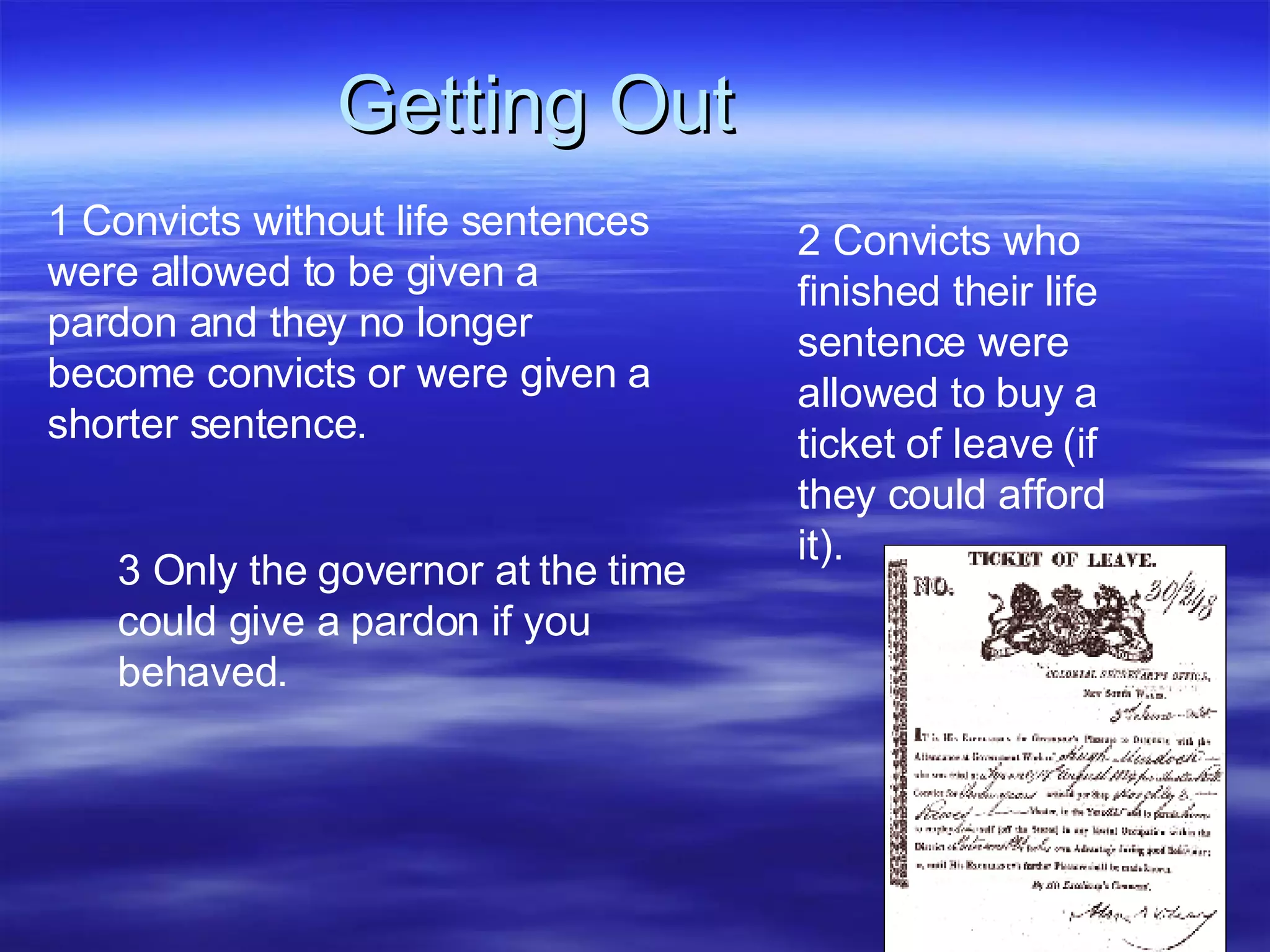Convicts | PPT