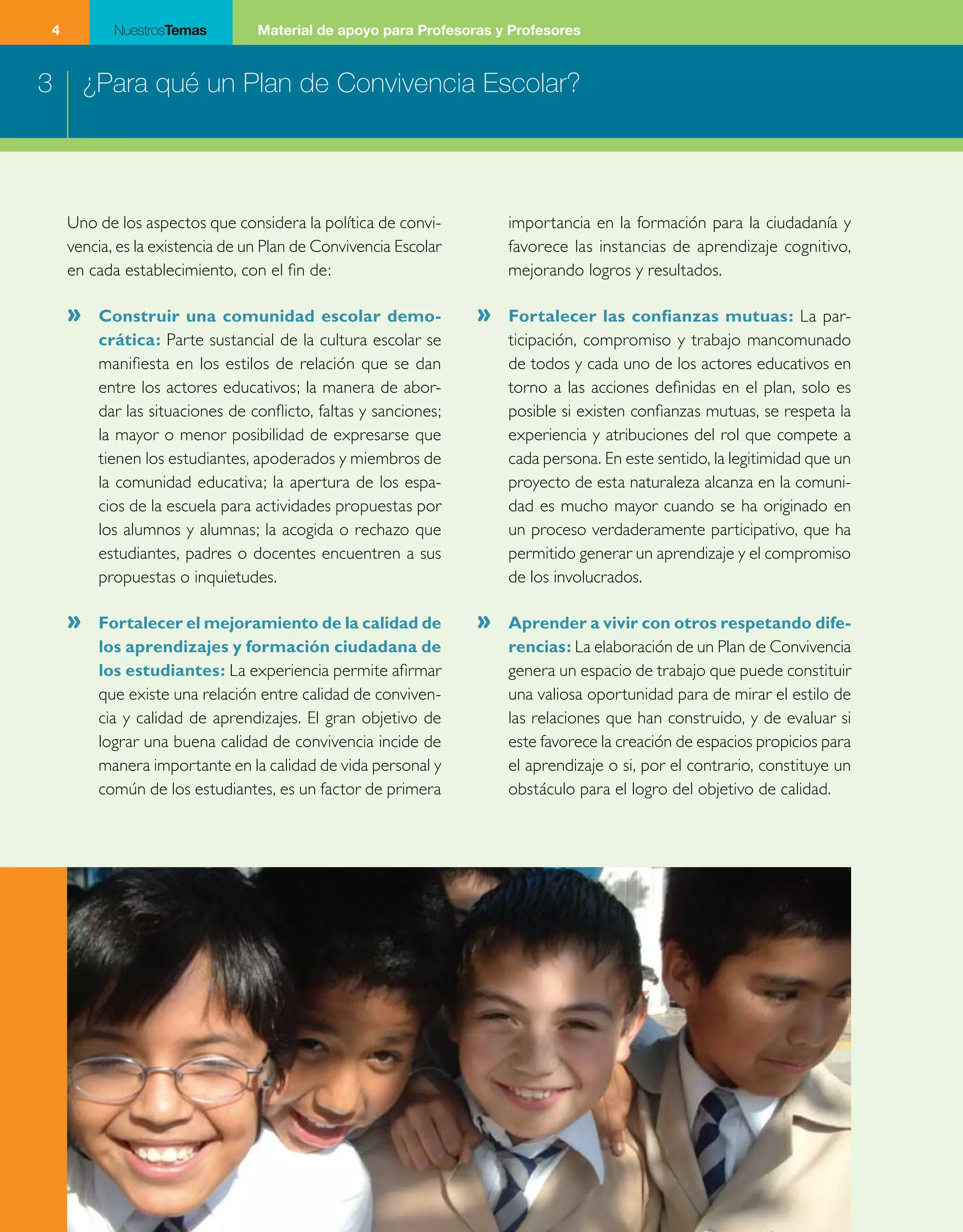 Convivencia escolar y resolucion de conflictos | PDF