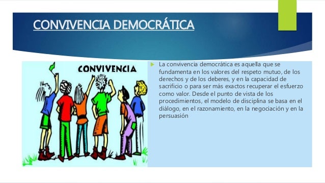 Convivencia pacifica Y DEMOCRATICA EN LA VIDA HUMANA