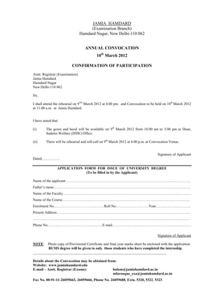 Convocation | PDF | Undergraduate Education | College Education