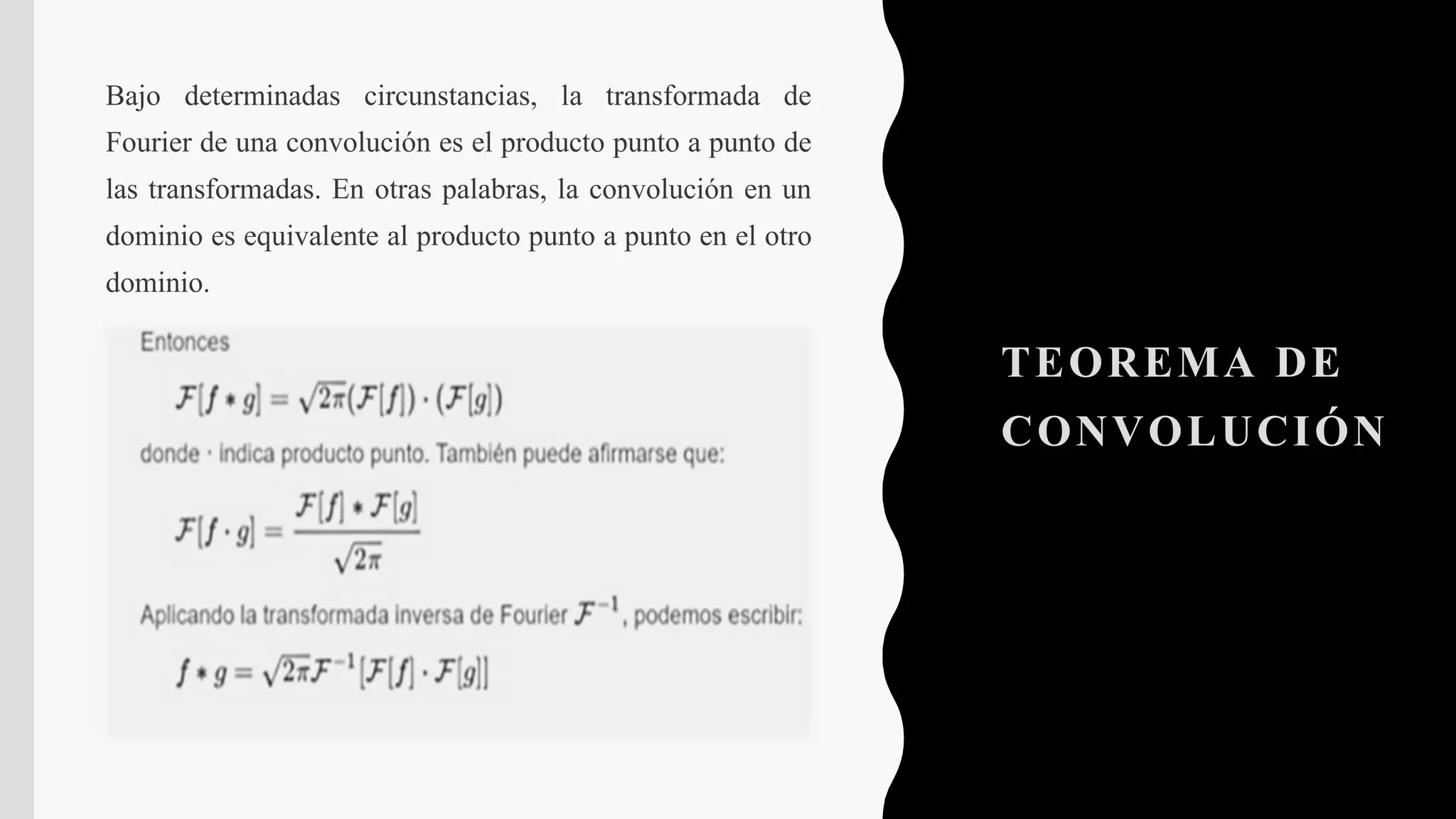 Convolucion y transformada de fourier | PPT