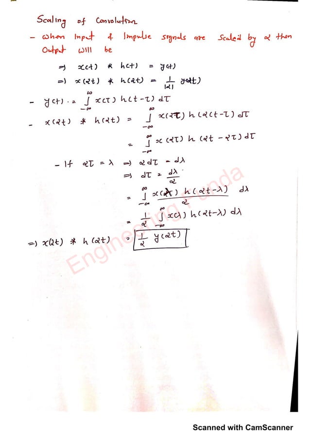 Convolution | PDF