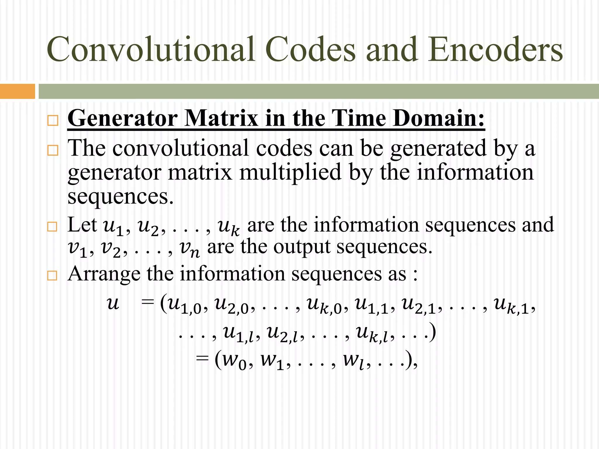 Convolutional codes | PPTX