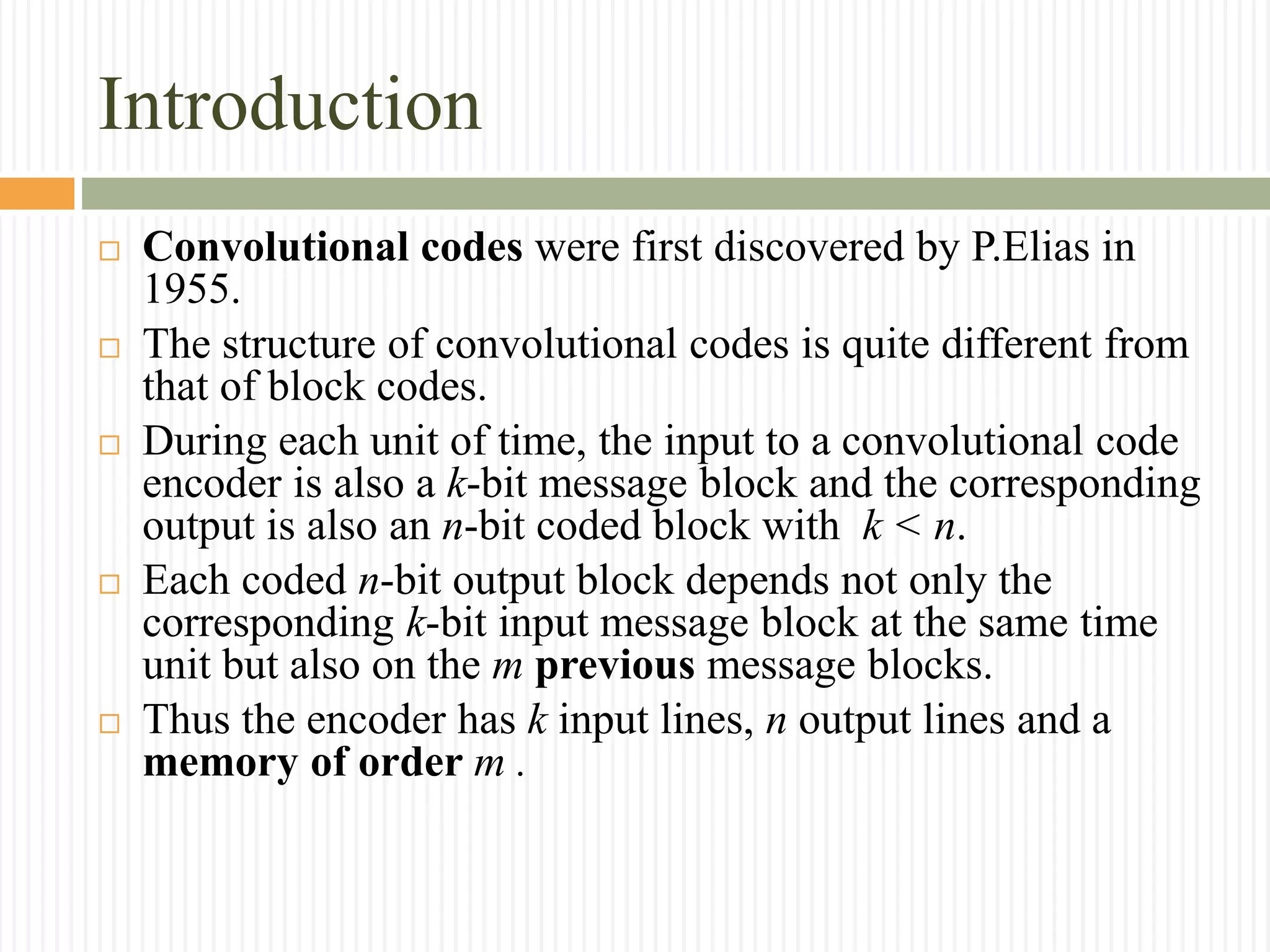 Convolutional codes | PPTX