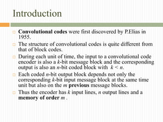 Convolutional codes | PPTX