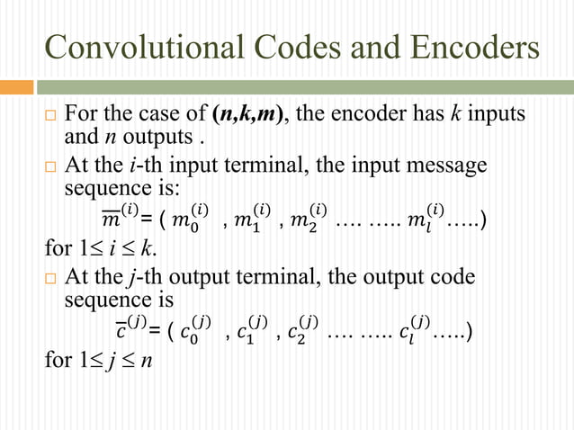 Convolutional Codes PPT convolutional-codes-ppt