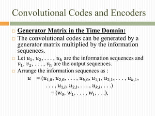 Convolutional codes | PPT