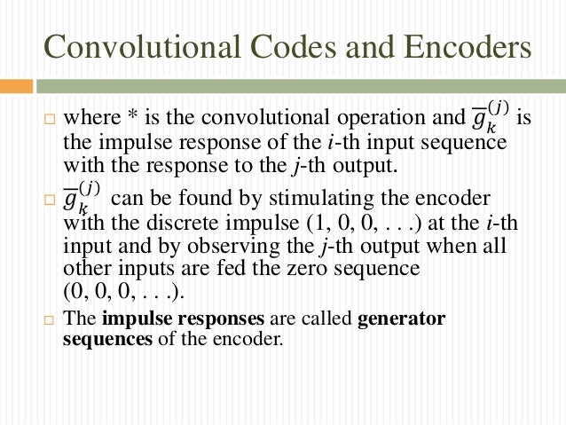 Convolutional codes