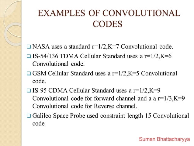 Overview Of Convolutional Codes Ppt