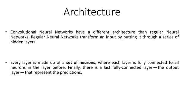 Convolutional neural network | PPTX