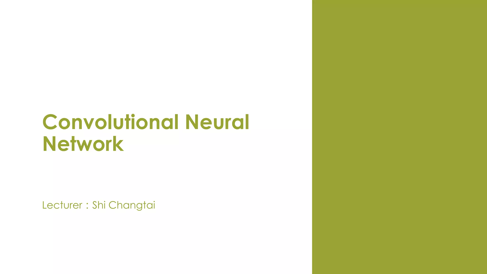 Convolutional neural network | PPT