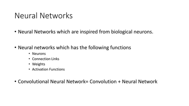 Convolutional neural networks | PPT