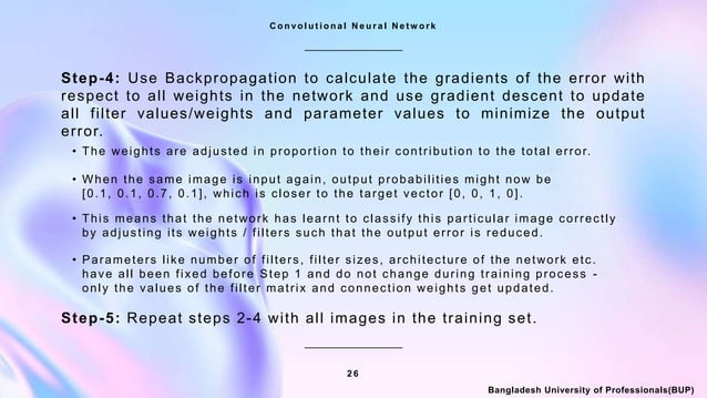 Convolutional Neural Networks CNN | PPTX