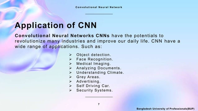 Convolutional Neural Networks CNN | PPTX