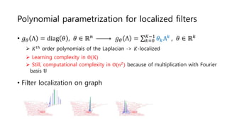 Convolutional Neural Networks on Graphs with Fast Localized Spectral Filtering | PPT