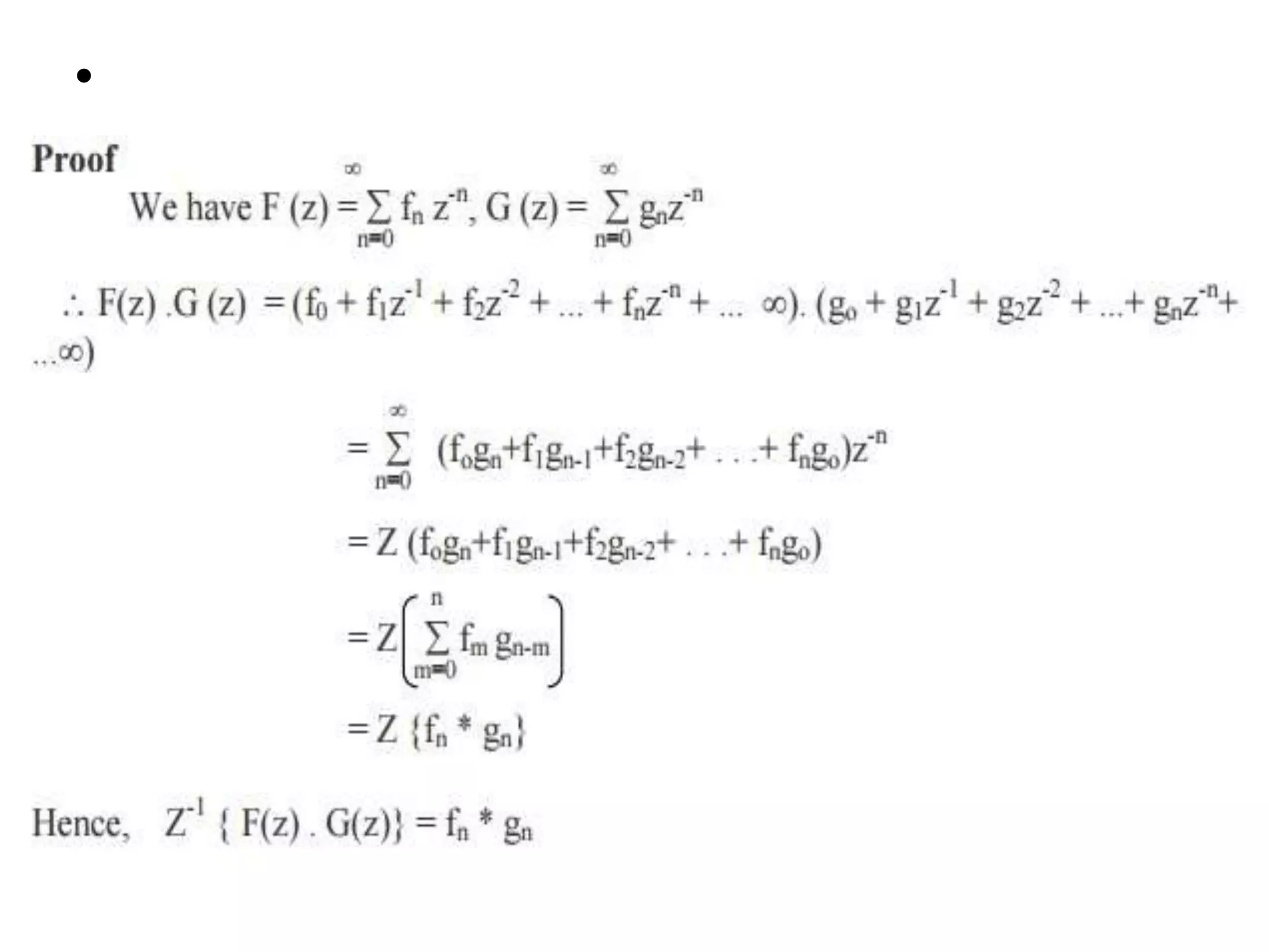 Convolution And Residue Method In Inverse Z Transform Pptx Technology And Computing