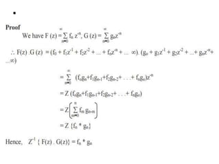 Convolution and Residue Method in Inverse Z Transform | PPTX