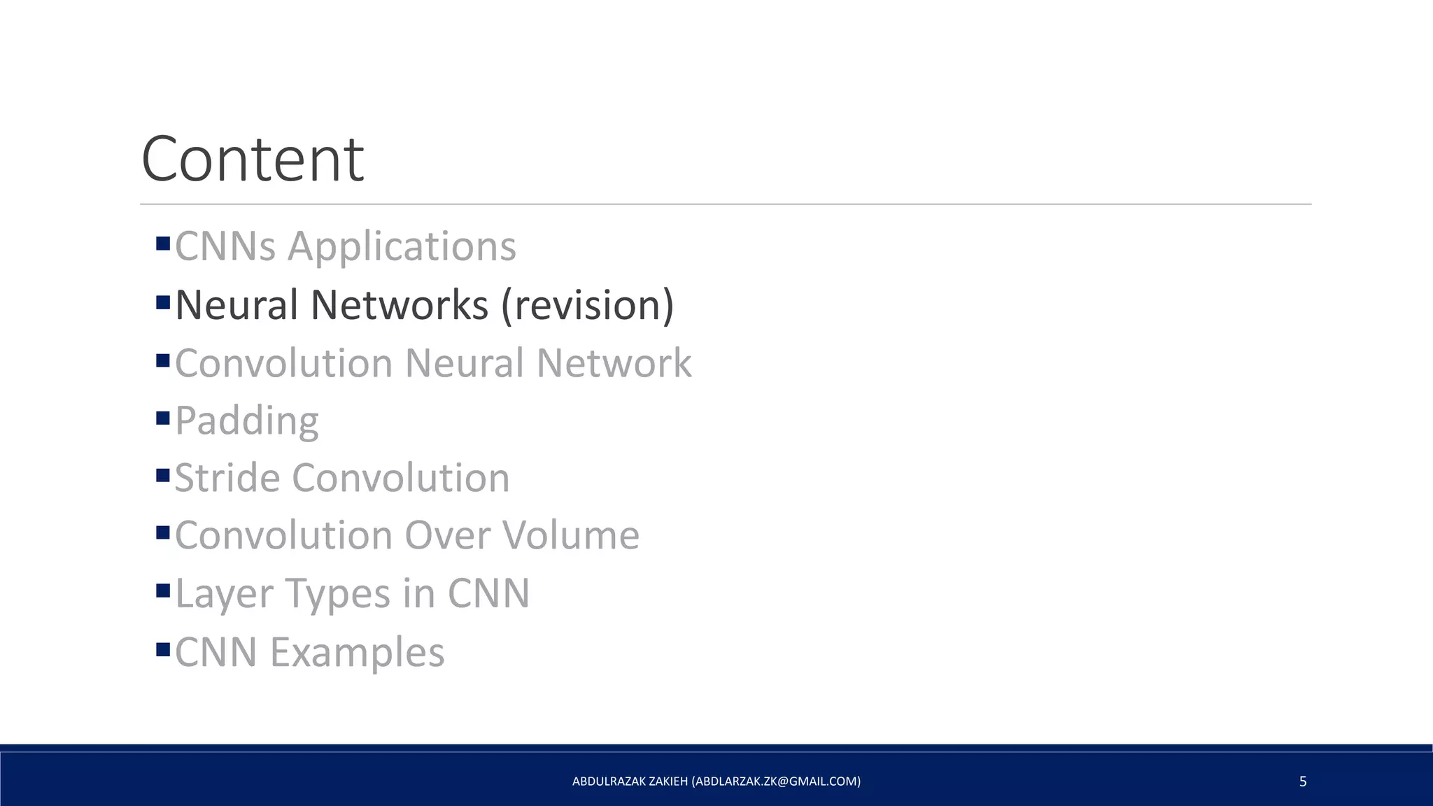 Convolutional Neural Network (CNN) | PPT
