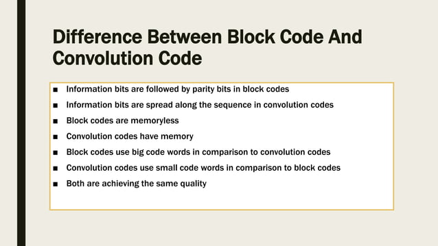 Guidance on Convolution Tube in Information Theory Assignment | PPT