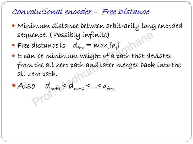 Convolution Codes Codingdecoding Tree Codes And Trellis Codes For Multiple Error Correction Ppt