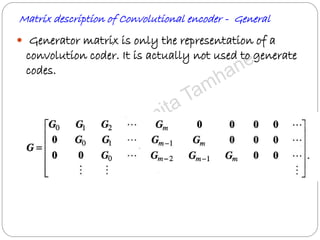 Convolution codes - Coding/Decoding Tree codes and Trellis codes for ...