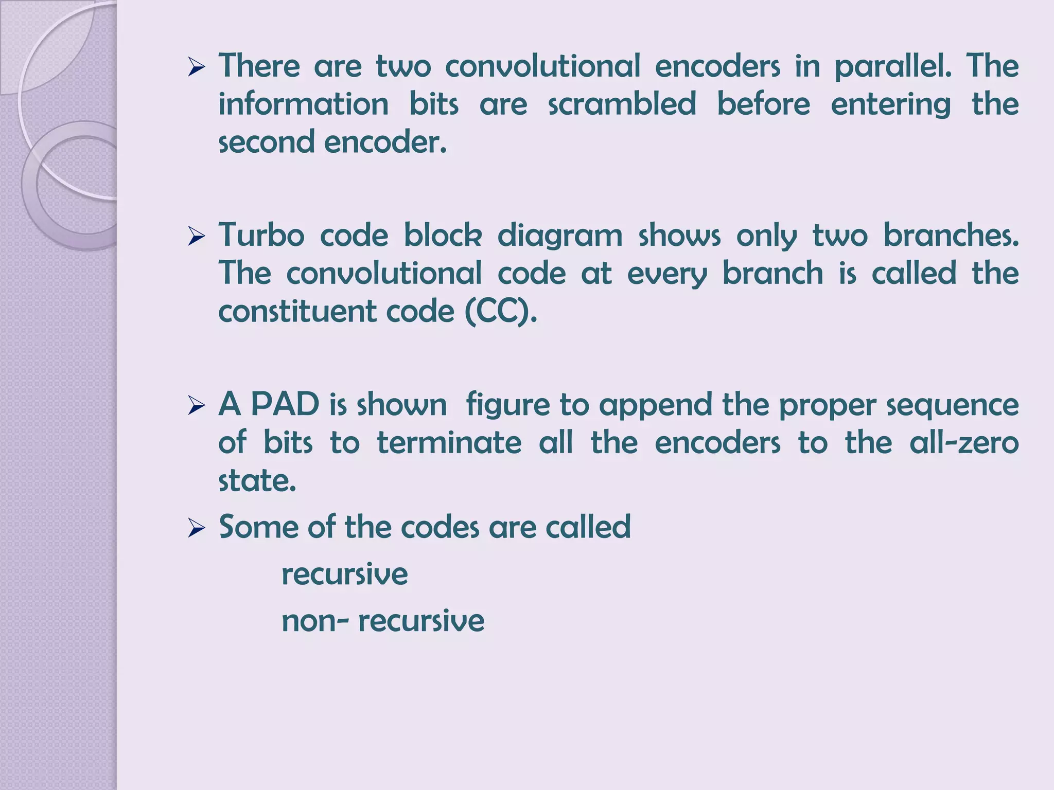 Convolution codes and turbo codes | PPTX
