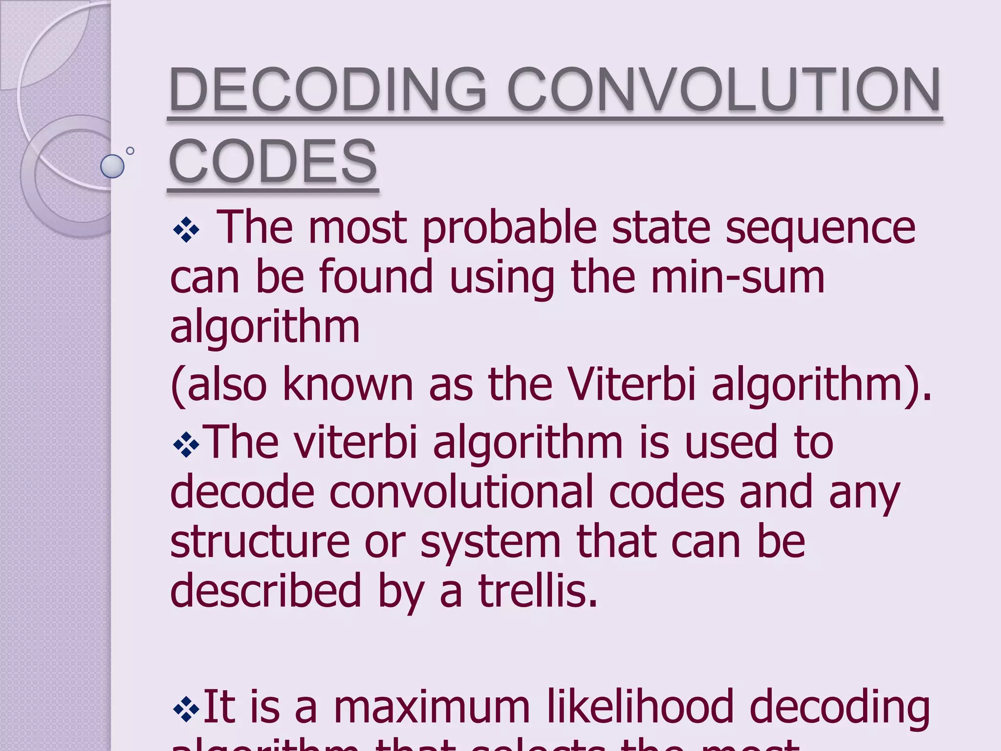 Convolution codes and turbo codes | PPTX