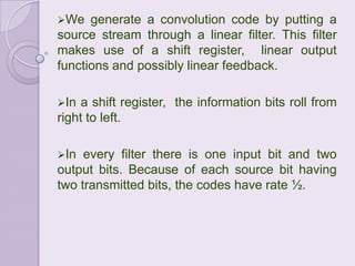 Convolution codes and turbo codes | PPTX