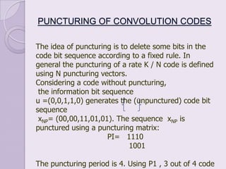 Convolution codes and turbo codes | PPTX