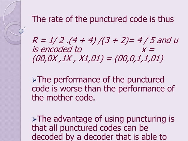 Convolution codes and turbo codes | PPTX