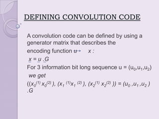 Convolution codes and turbo codes | PPT