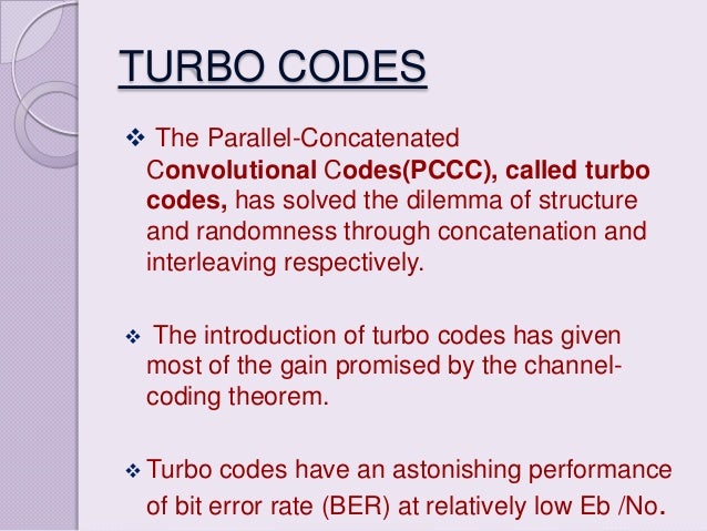 Concatenated Codes Concatenated RS Convolutional Codes For MIMO OFDM